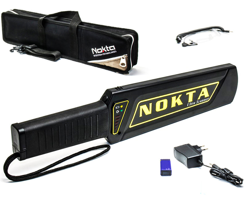 Nokta Ultra Scanner Pro Handscanner – Security-Metalldetektor mit Zubehör